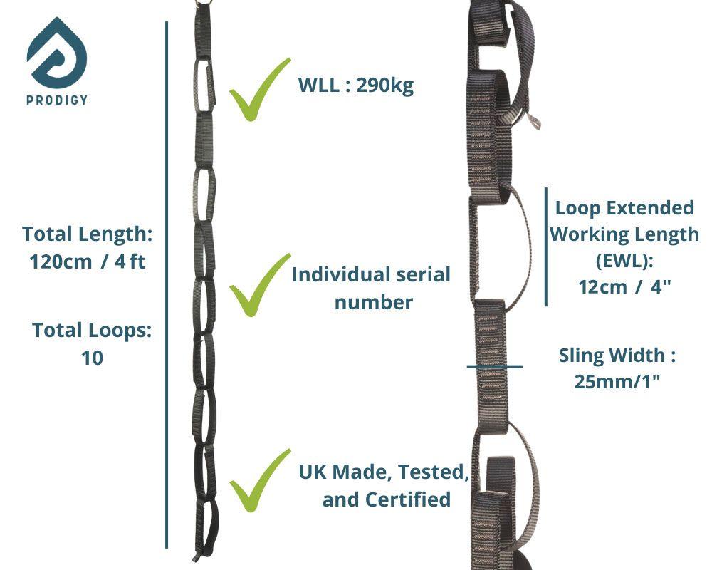 Aerial 10 Loop Chain | poleware.ch